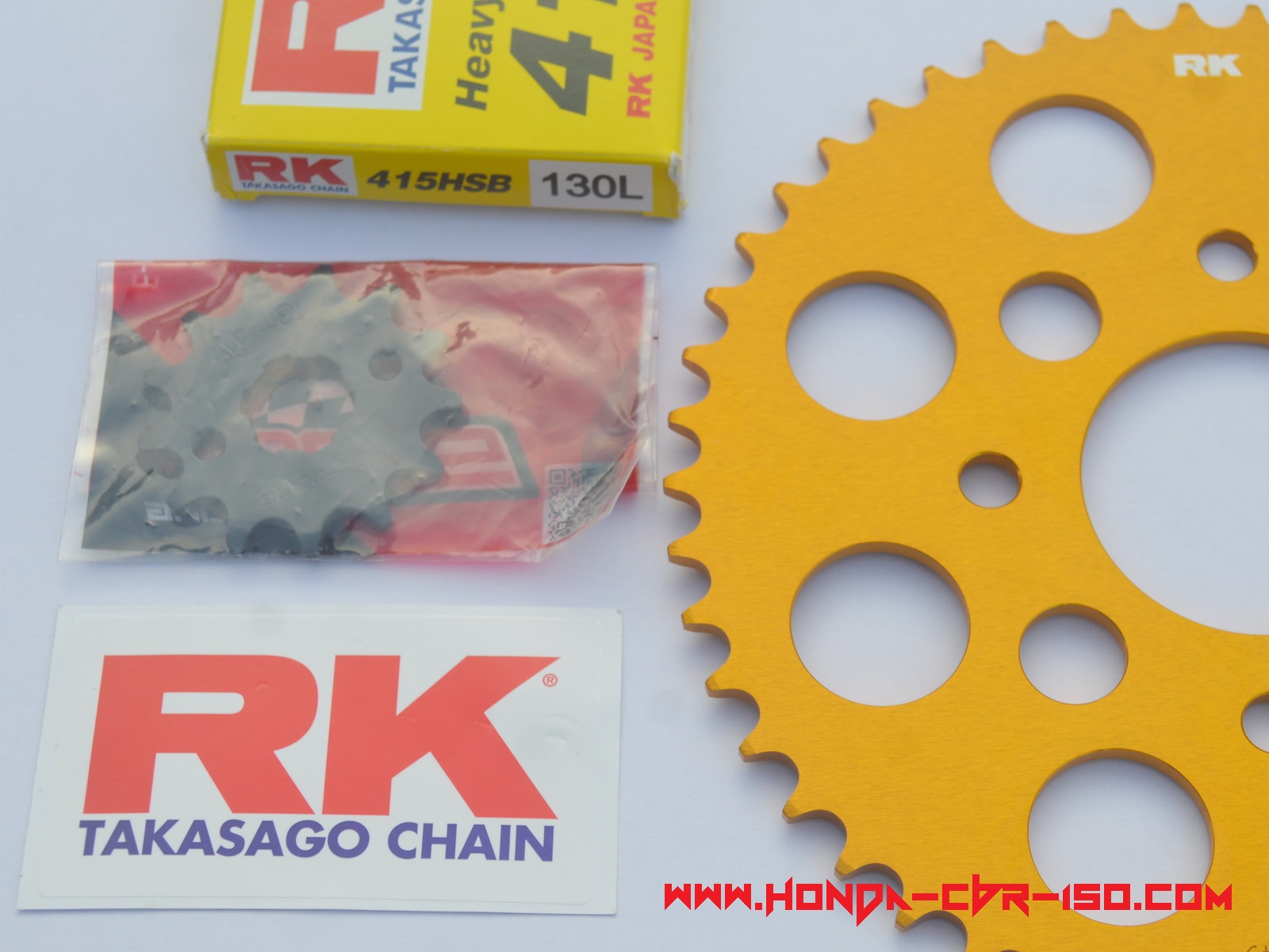 OEM & Genuine Honda CBR 150 racing 428 D.I.D DID chain sprocket set