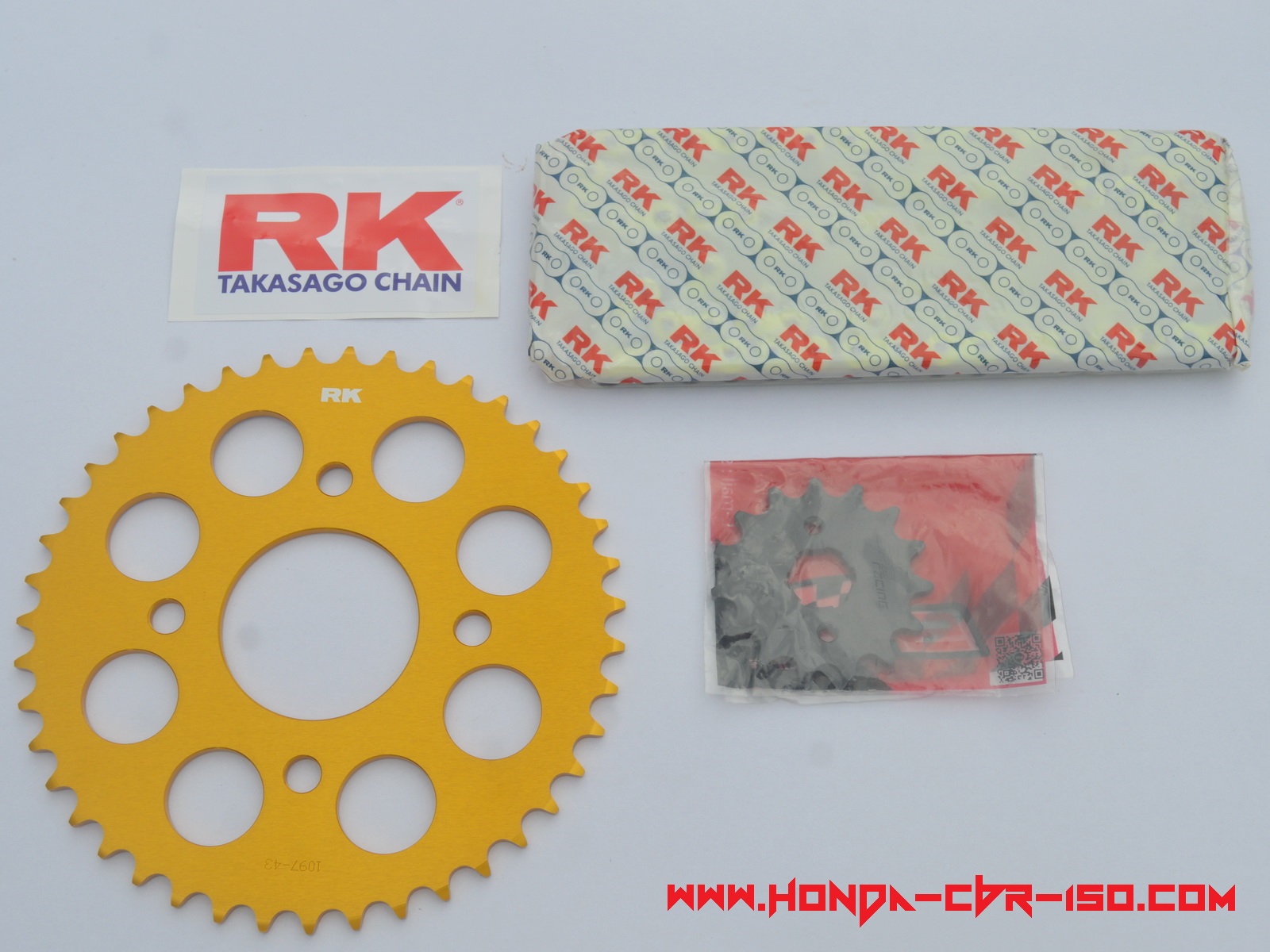 OEM & Genuine Honda CBR 150 racing 428 D.I.D DID chain sprocket set